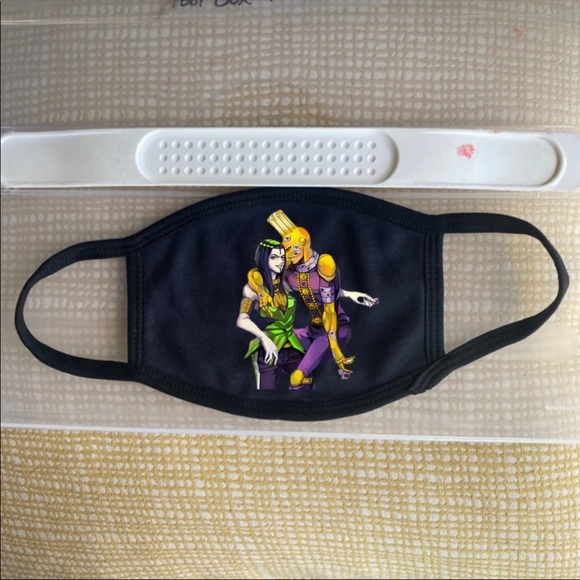 Hand Crafted | Accessories | Jojos Steel Ball Run Anime Face Mask ...